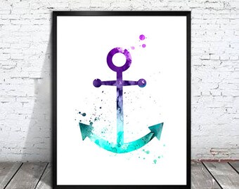Unique anchor poster related items | Etsy