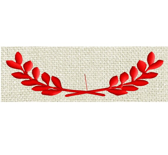 Font Frame Laurel Wreath Design Champion Font not by StitchElf