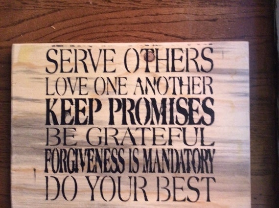 Items similar to Inspirational quote wood signs-wall art on Etsy