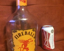 1.75L Fireball Whiskey ~YOUR CHOICE color&scent ~ 250 hour burn time ...