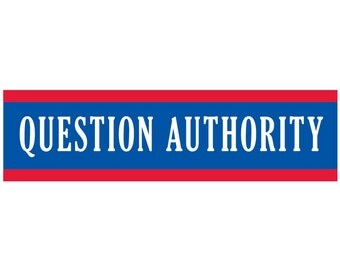 Question authority | Etsy