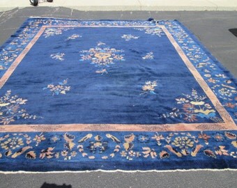 Antique chinese rug | Etsy