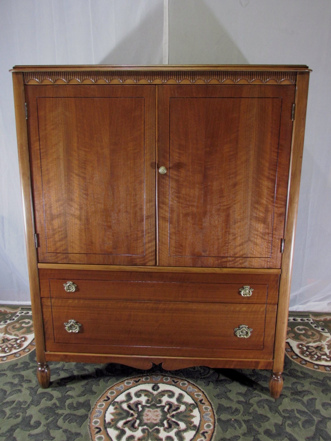 Restored Vintage Dresser Armoire – Haute Juice