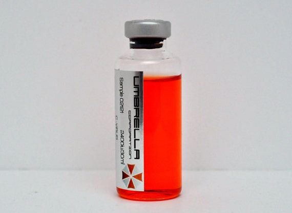 Resident Evil Inspired C-Virus (Chrysalid Virus) Vial Prop