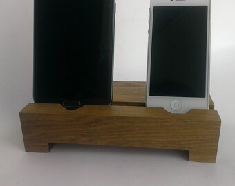 Oak Wood iPhone Smart Phone Desk Stand Holder iPhone Wood