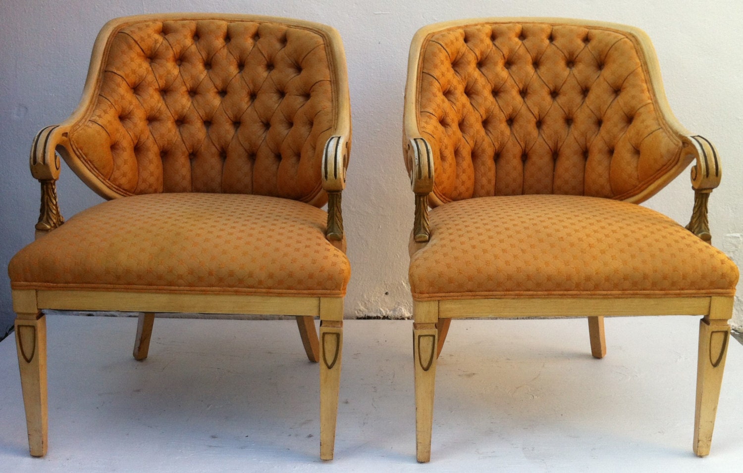 Pair The Antique Carved Shell Back Chair – Haute Juice