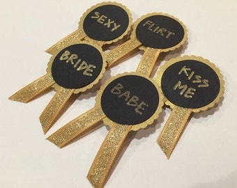 Unique party name tags related items | Etsy