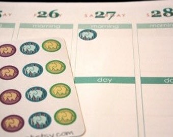 Elephant calendar | Etsy