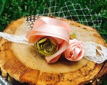 Popular items for satin ribbon roses on Etsy