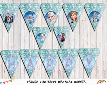 Unique frozen bunting related items | Etsy