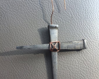 Cross made of nails | Etsy
