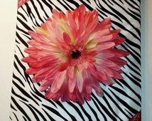 Popular items for hot pink wall art on Etsy