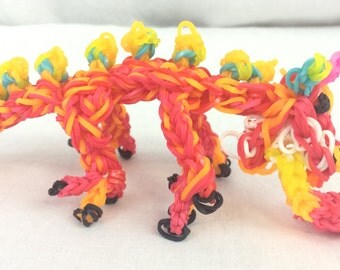 Rubber band dragon | Etsy