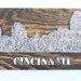 Cincinnati Skyline String Art Cincinnati String by ABUnderwoodCo2