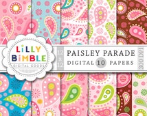 Unique paisley paper related items | Etsy