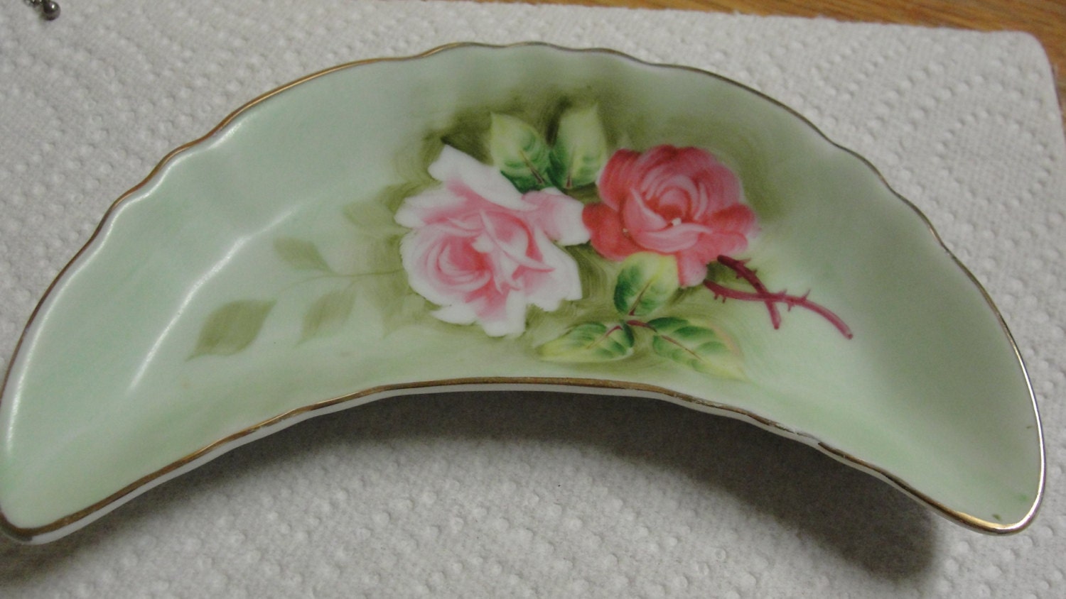 Lefton Rose Dish numbered 3708 – Haute Juice