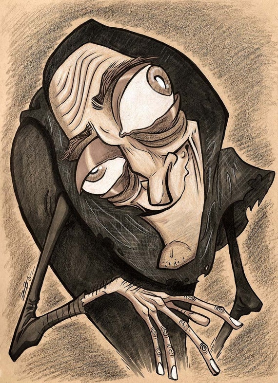 Items similar to Young Frankenstein "Igor- Marty Feldman" original ...