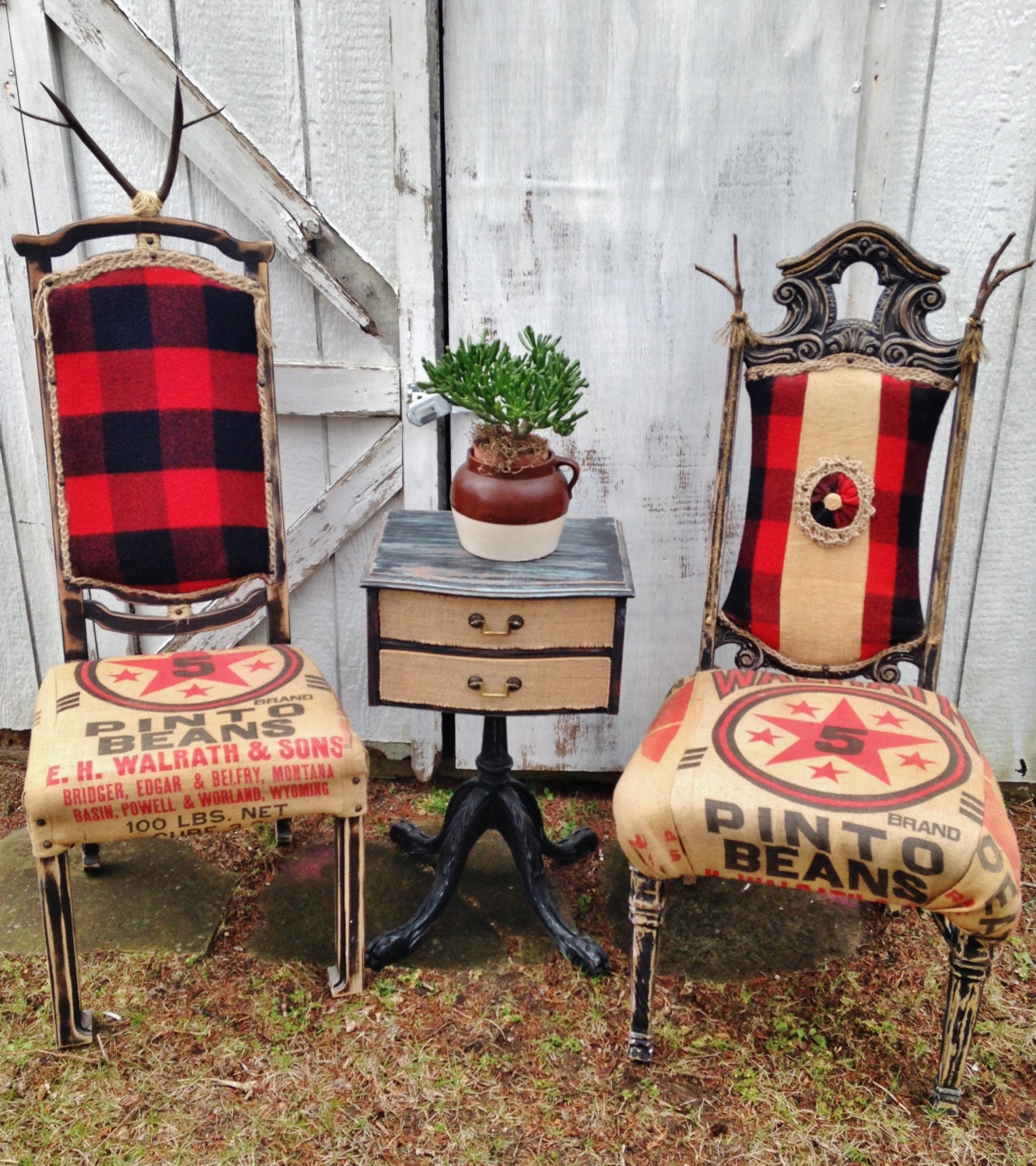 Rustic Buffalo Chairs Shipping Charge – Haute Juice