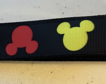 Items similar to Key FOB / KeyChain / Wristlet - Anchors on blue on Etsy