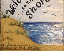 Popular items for beach welcome sign on Etsy