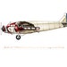Waco Open-Cockpit Biplane vintage airplane watercolor print