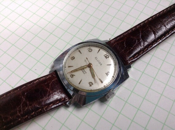 Eloga men's watch 17 jewels Swiss Incabloc watch by Watchchas