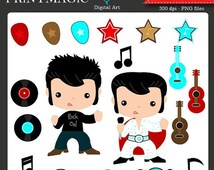 Popular items for elvis illustration on Etsy