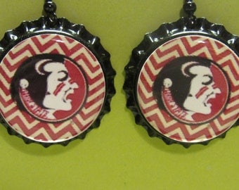 Fsu earrings | Etsy