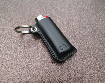 ZIPPO Lighter with Leather Key Fob Case