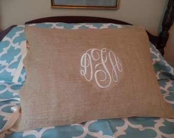 Monogram pillow sham | Etsy