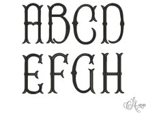 Popular items for fishtail monogram on Etsy