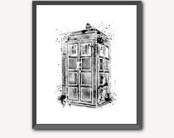 Tardis art | Etsy