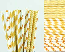Popular items for peach paper straws on Etsy