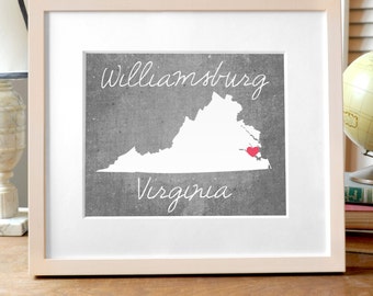 Virginia state | Etsy