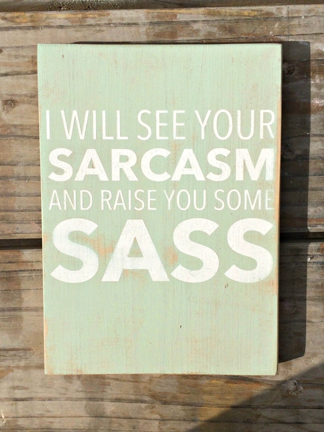 Sassy Wood Sign Sarcasm and Sass Sassy Girlfriend Gift