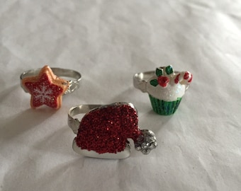 Christmas ring | Etsy