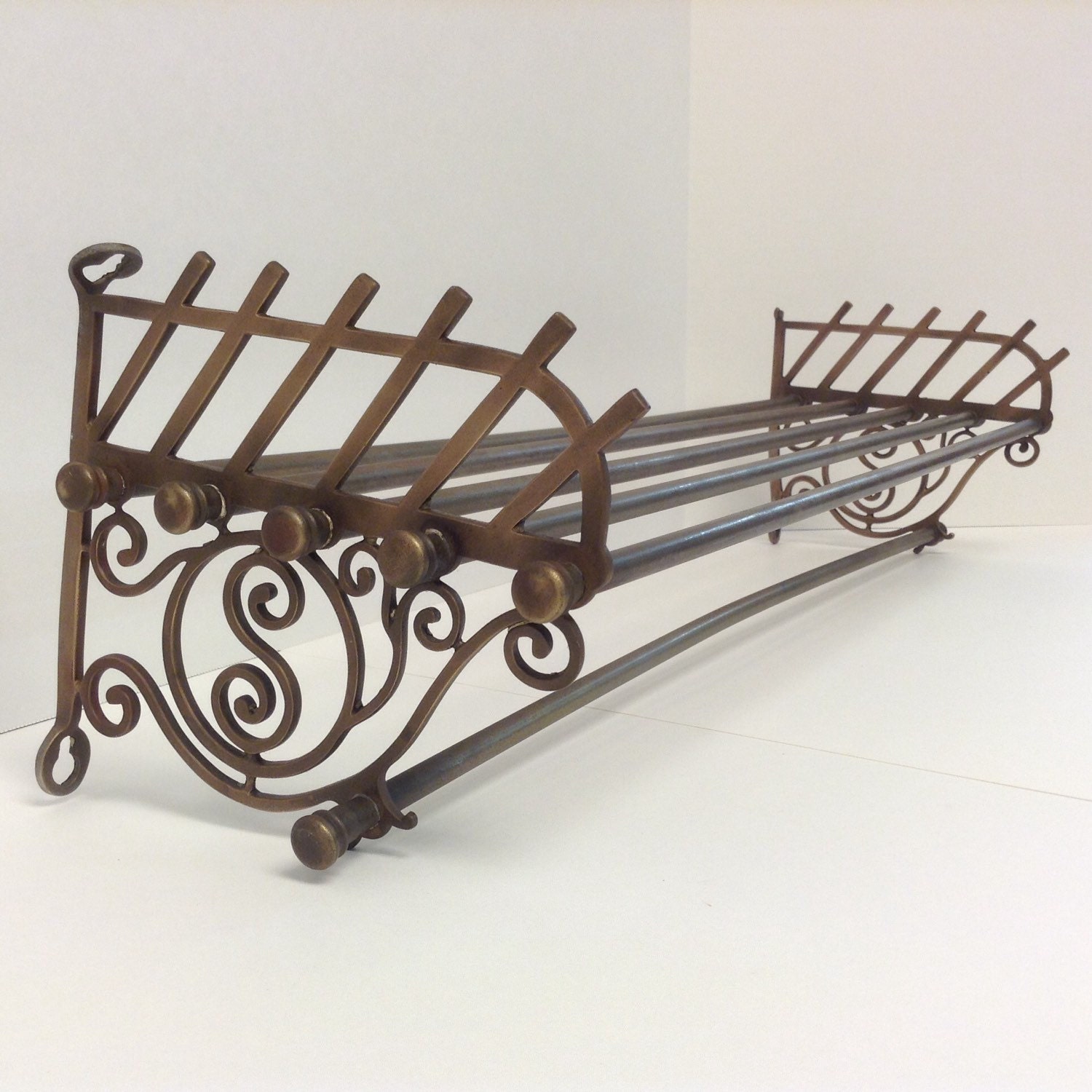 Brass Victorian-Design Train / Hotel Luggage Rack – Haute Juice