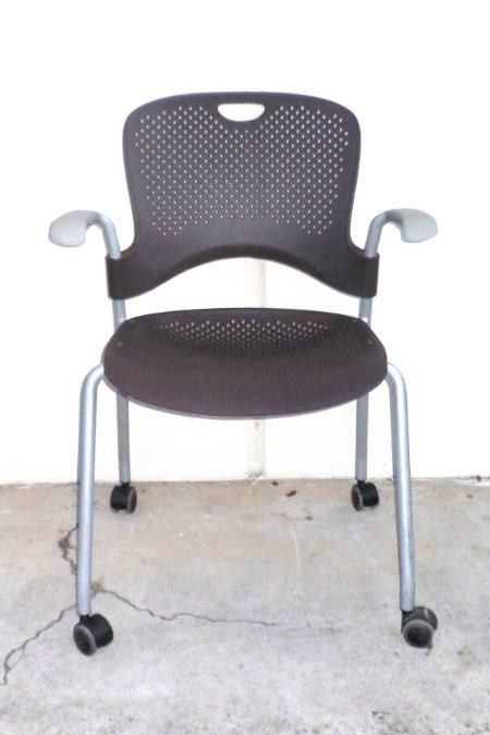 Mid Century Modern Herman Miller Casper Stacking Office Chair with ...