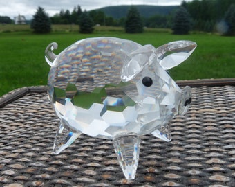 Crystal pig | Etsy