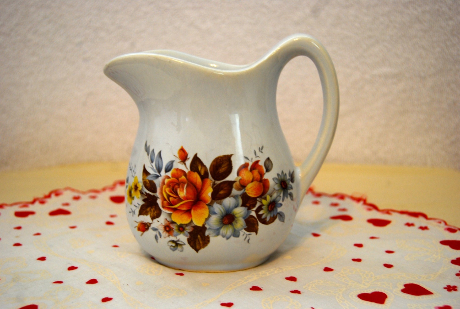 Vintage light blue ceramic creamer pitcher – Haute Juice