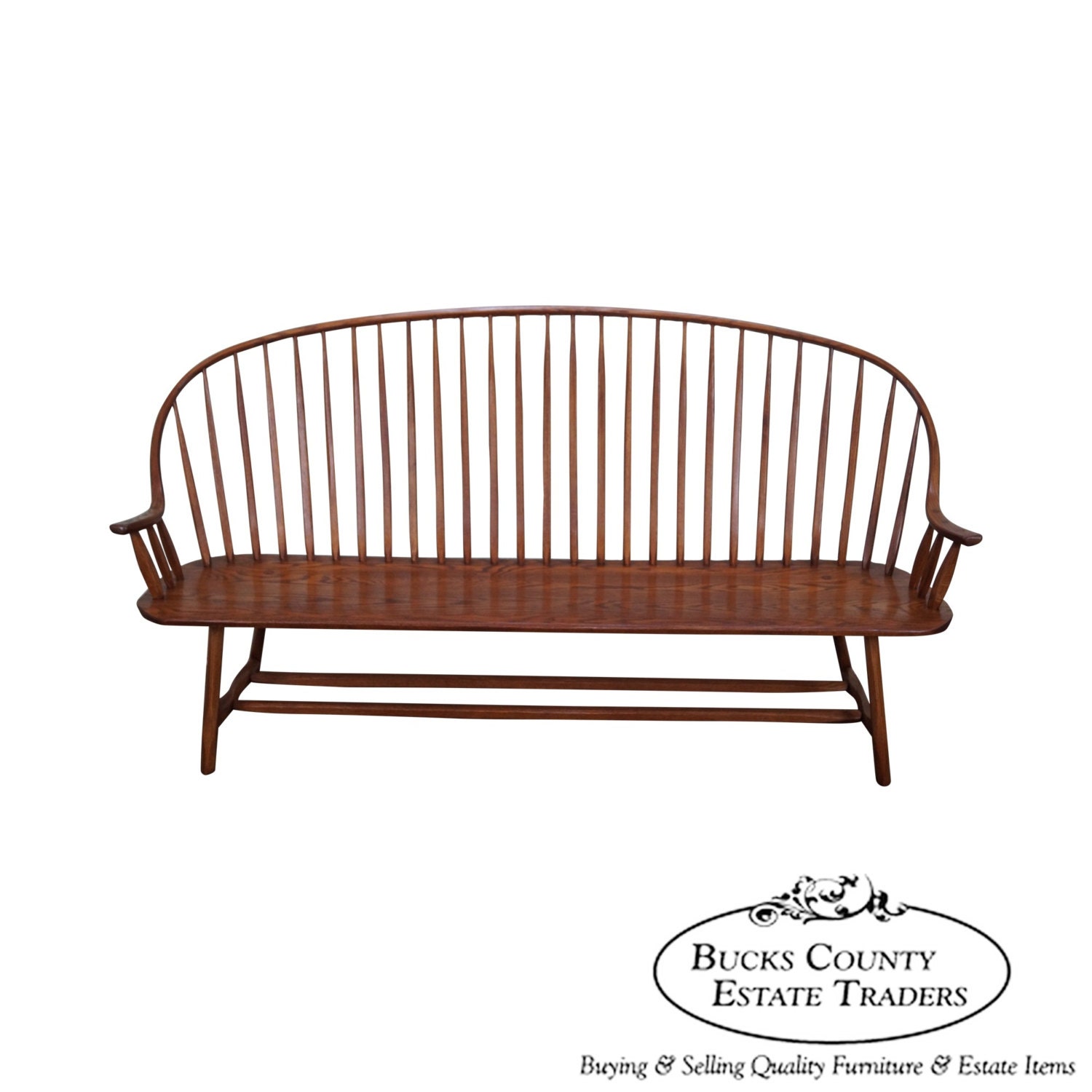 Hunt Country Furniture Long Windsor Spindle Back Bench – Haute Juice