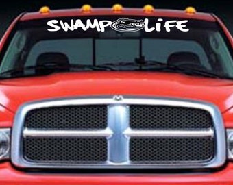 Swamp life decal | Etsy