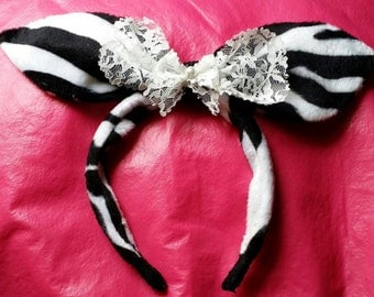 Zebra headband | Etsy