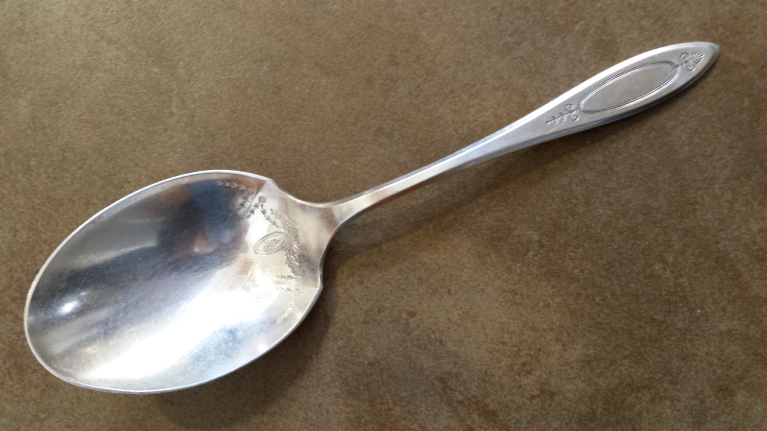 Antique Community Plate 1917 ADAM Smooth Casserole Spoon 9 1/4″ – Haute ...