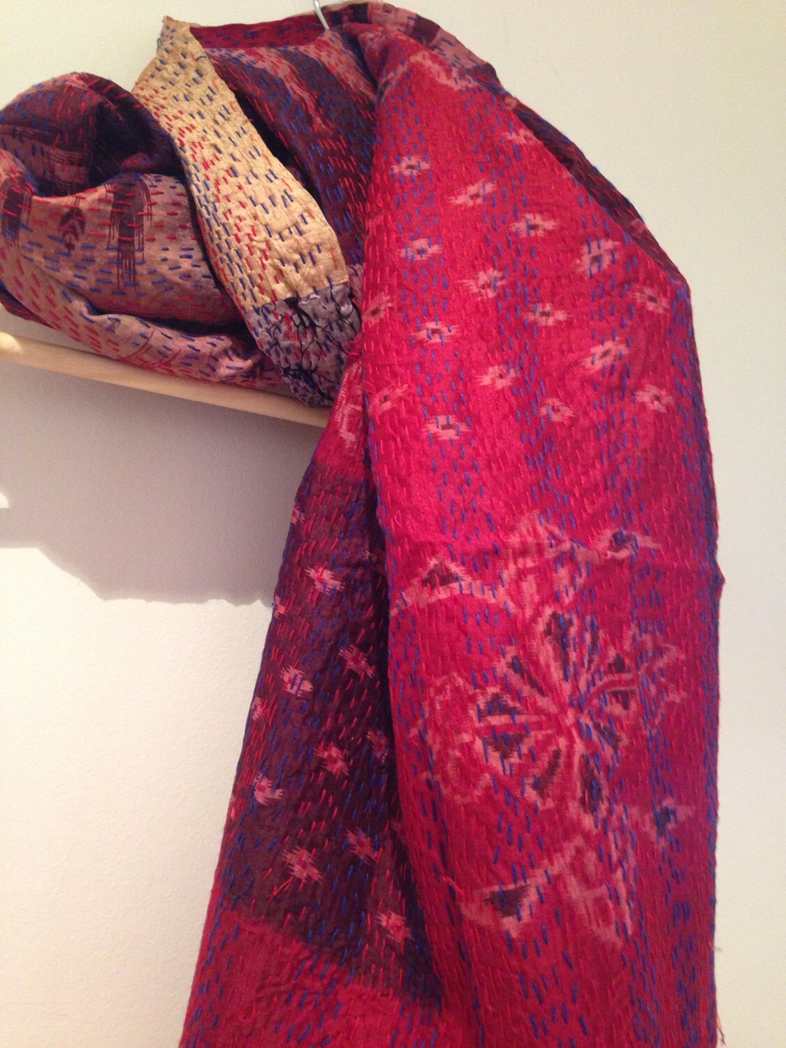Vintage Kantha Gypsy Scarf / Reversible vintrage scarf – Haute Juice