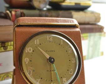 Vintage travel clock | Etsy