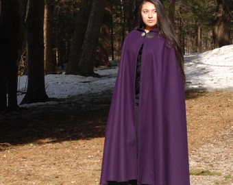 Capelet Black Capelet Wool Capelet by chrononautmercantile