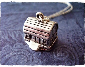 Tiny Gold Kentucky State Necklace Raw Brass by EvelynMaeCreations