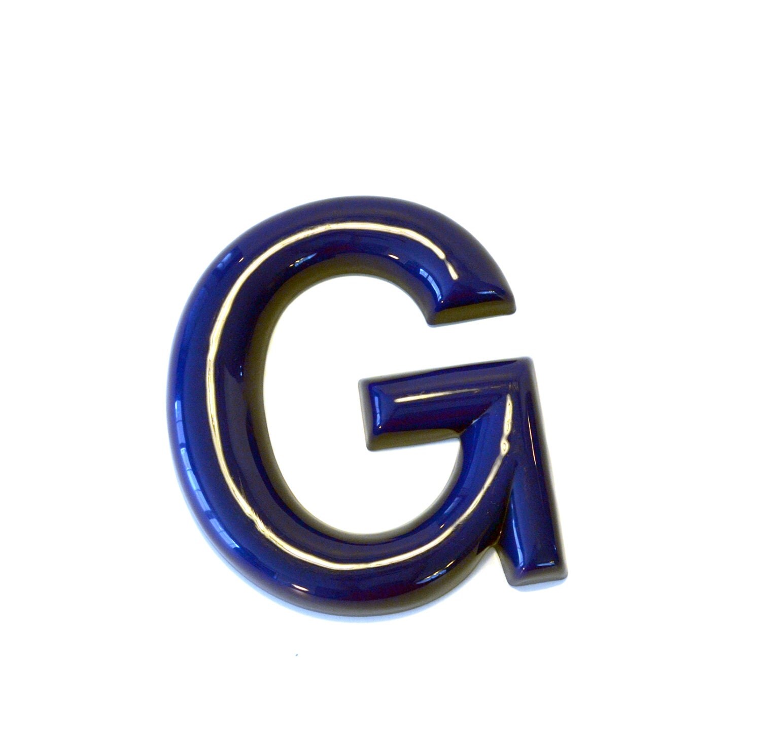 Nice Blue Acrylic Sign Letter G Blue Capital G Wall Decor