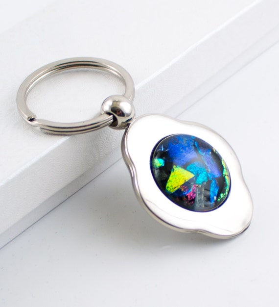 Multi Color Unique Key Chain Key Ring 4 Leaf Clover